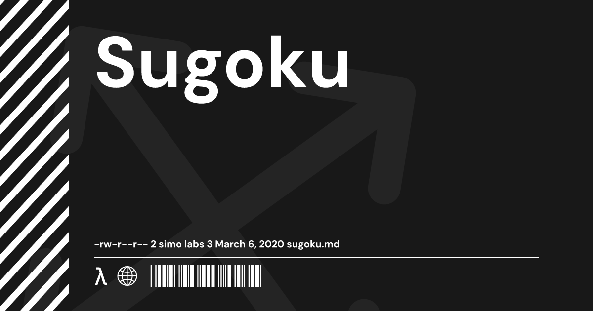 sugoku // simo.sh